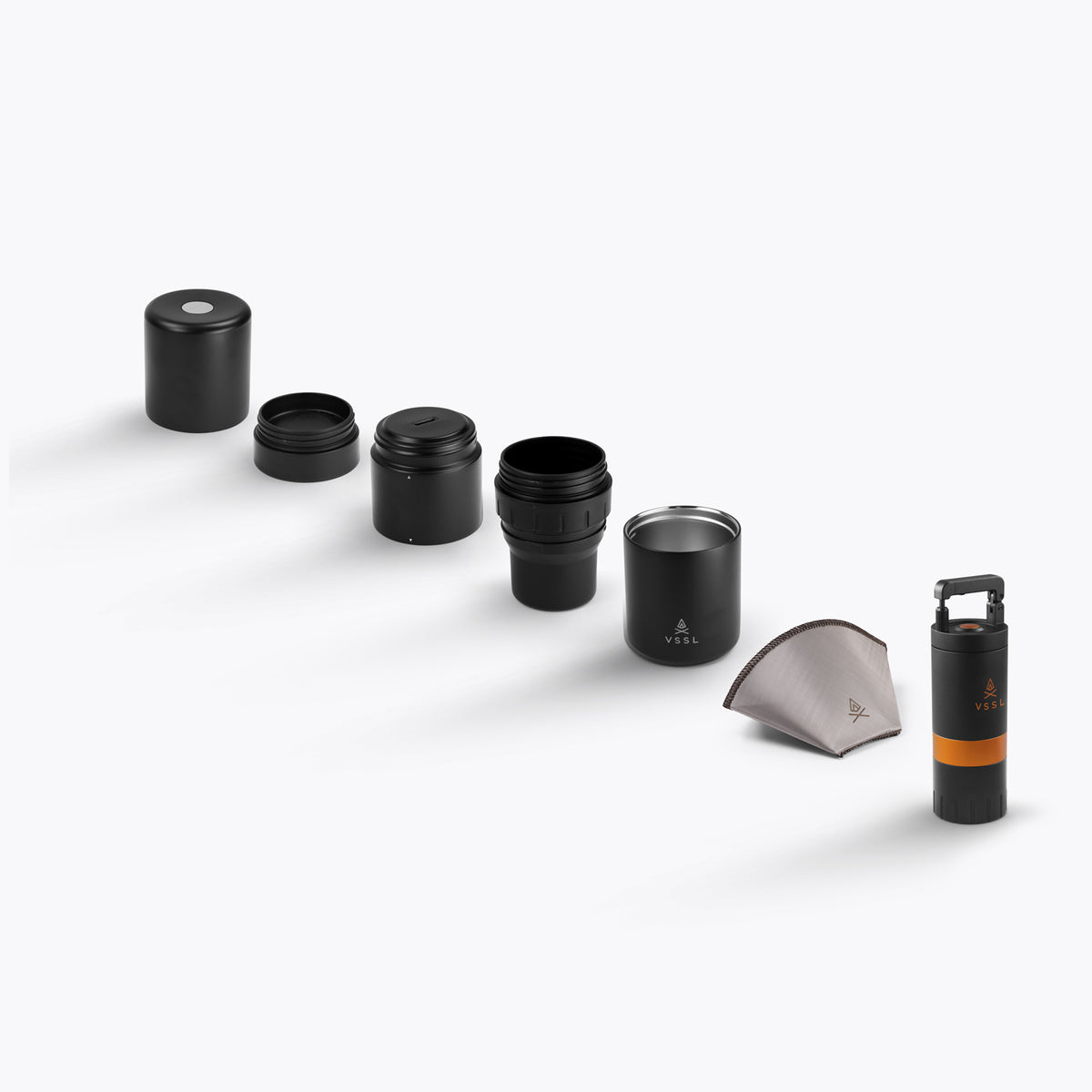 Nest Pour Over Kit + Java G25 Coffee Grinder Bundle | VSSL Gear