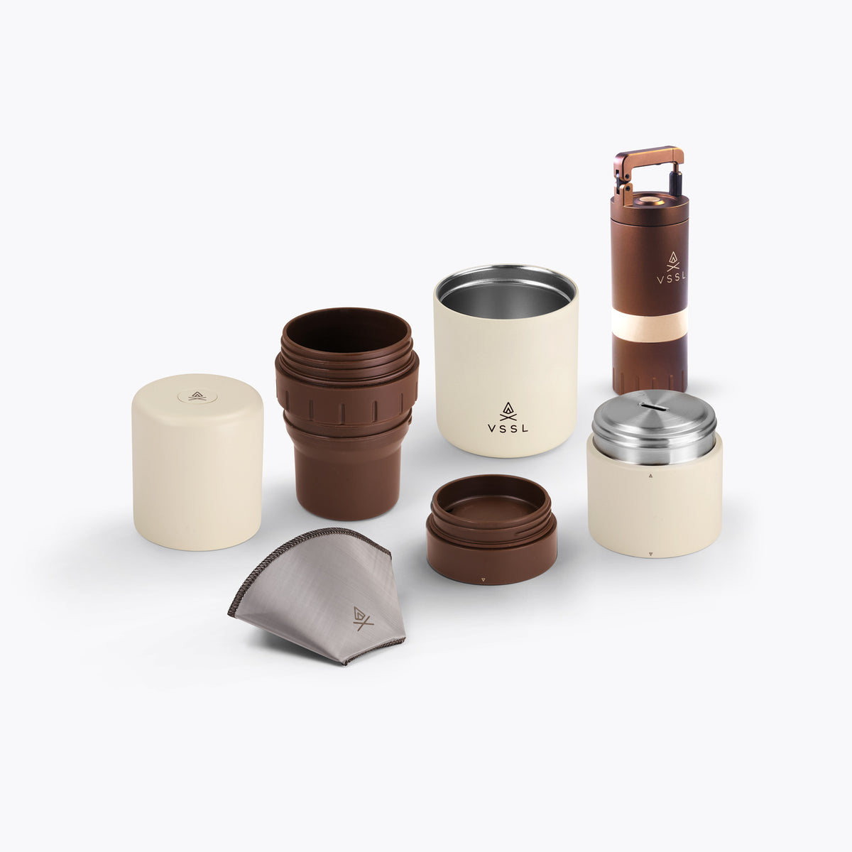 Nest Pour Over Kit + Java G25 Coffee Grinder Bundle | VSSL Gear