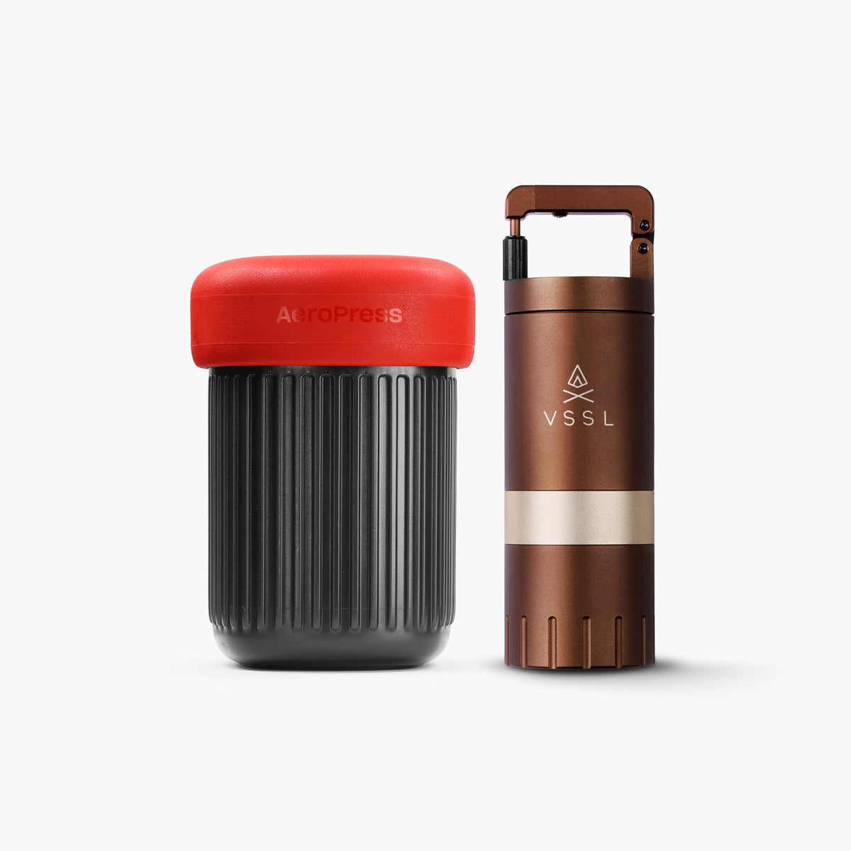 Aeropress® Go™ Travel Coffee Maker + Java G25 Coffee Grinder Bundle
